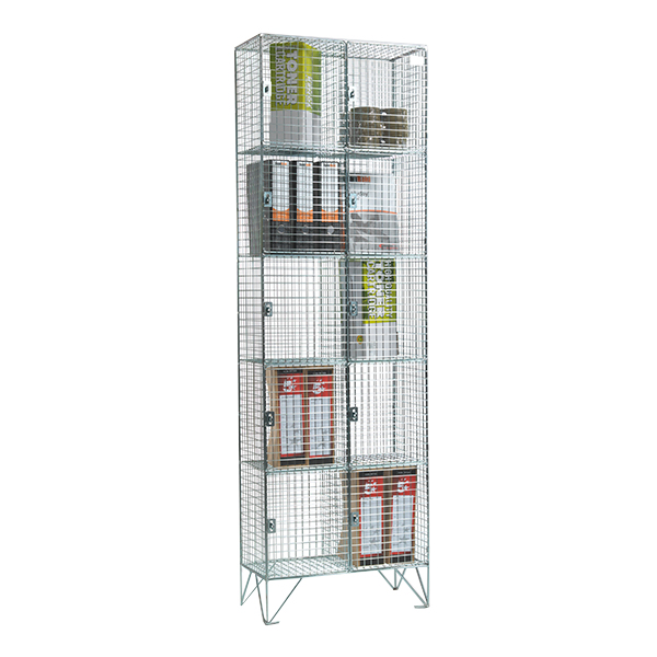 5 Door Wire Mesh Locker | Workplace Products