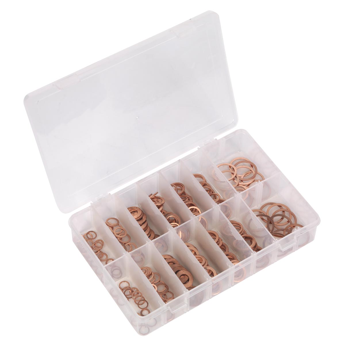 Diesel Injector Copper Washer Assortment 250pc | Workplace Products