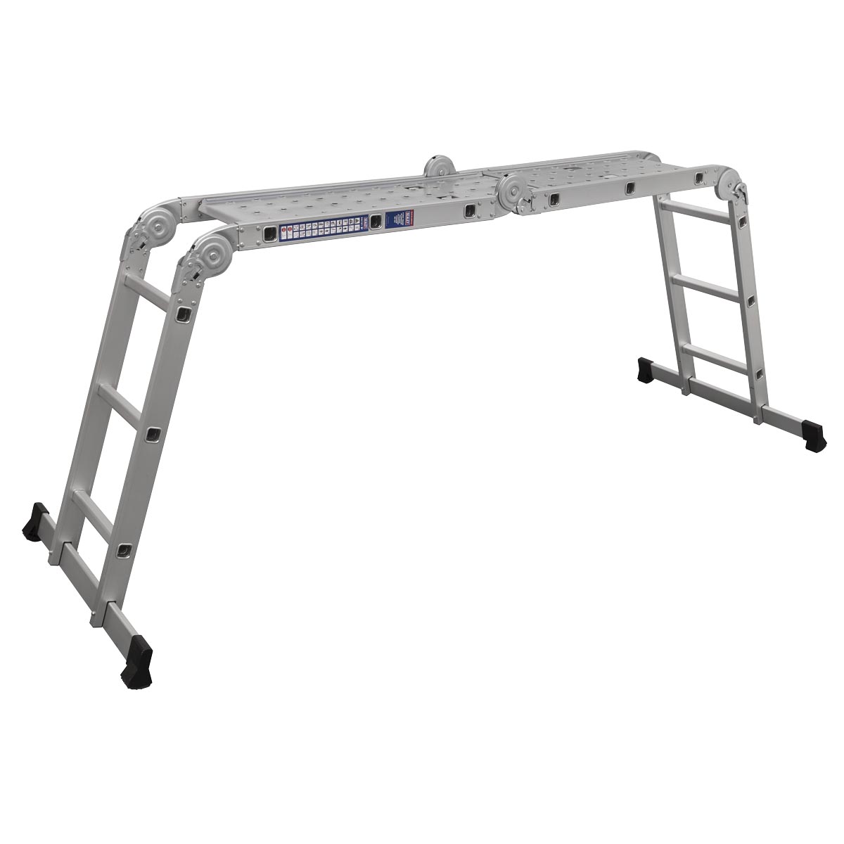 4-Way Aluminium Folding Platform Ladder - EN 131 | Workplace Products