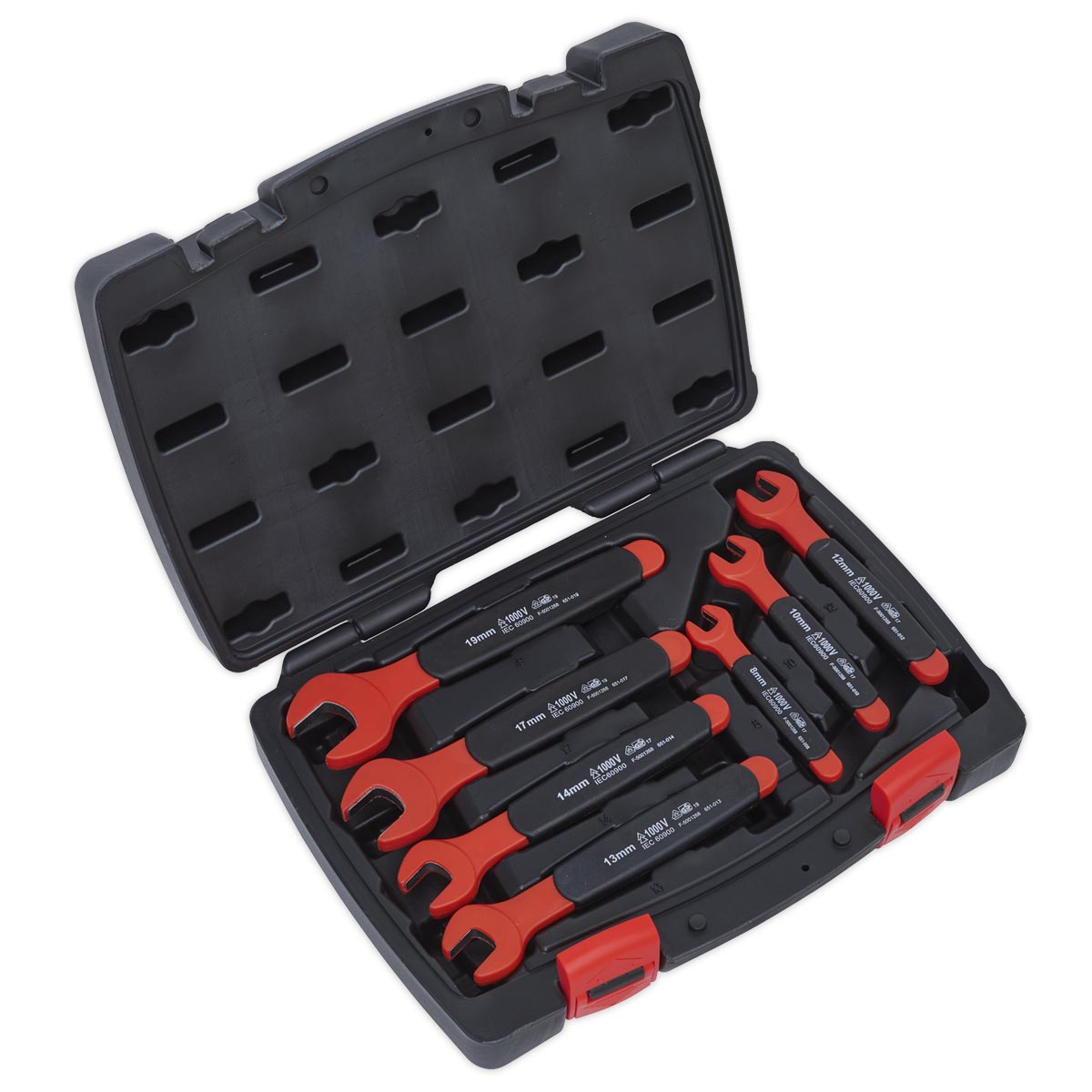 Premier Insulated Open-End Spanner Set 7pc - VDE Approved | Workplace ...