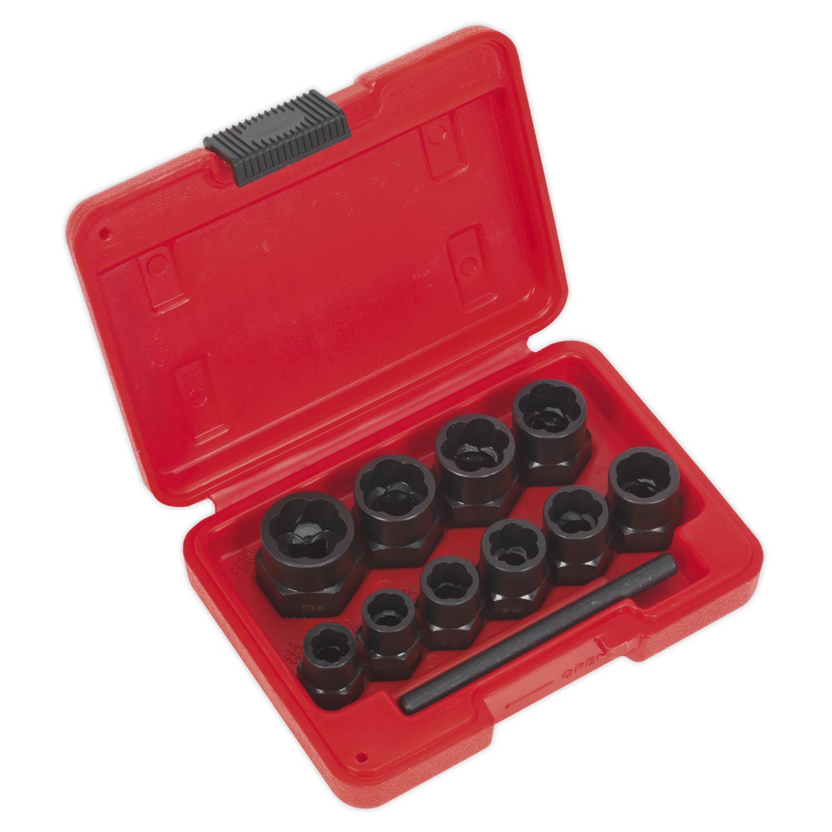 Spanner Type Bolt Extractor Set 3/8"Sq Drive 11pc | Workplace Products