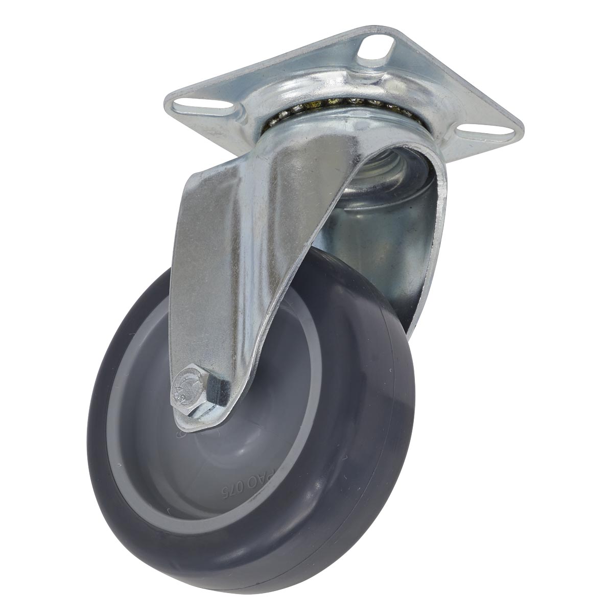 75mm Castor Wheel with Swivel Plate | Workplace Products