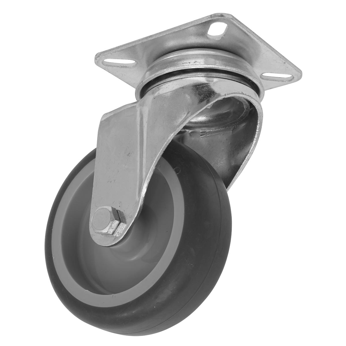 75mm Castor Wheel with Swivel Plate 60kg | Workplace Products