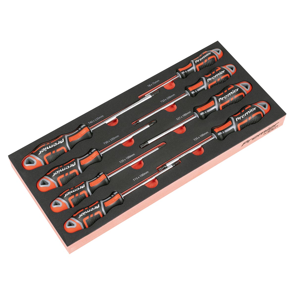 Premier TRX-Star* Screwdriver Set with Tool Tray 8pc | Workplace Products
