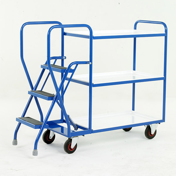 3 SHELF TRAY TROLLEY - 175KG | Workplace Products